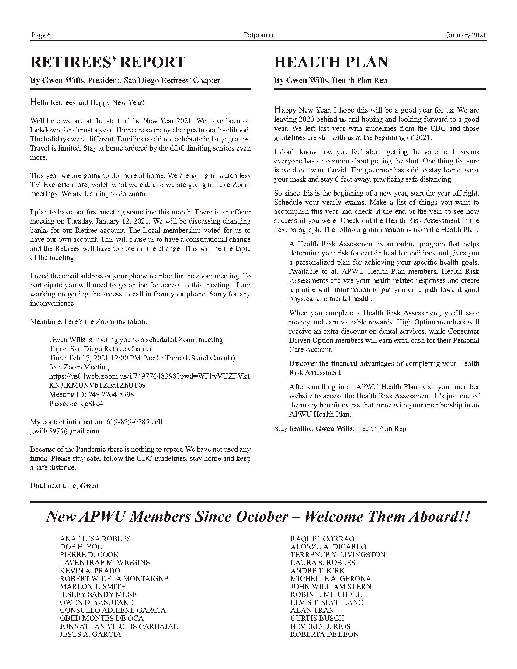 32652 APWU_Newsletter_FEB 2020 – apwulocal197